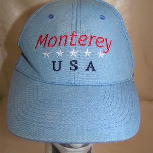 Accessories | Denim Monterey Usa Baseball Cap | Poshmark